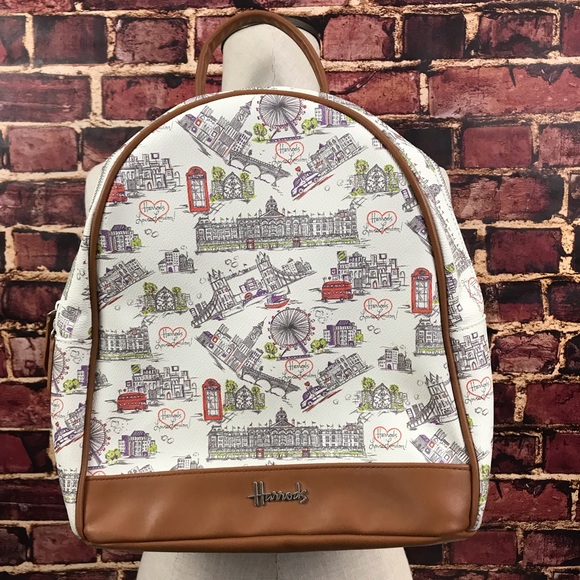 Harrods | Bags | Harrods London Travel Scenes Backpack Union Jack ...